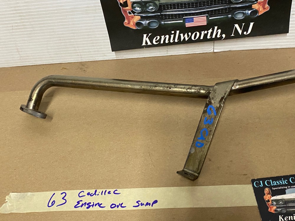 OEM 1963 Cadillac Deville Eldorado Fleetwood 390 ENGINE PAN OIL PUMP ...